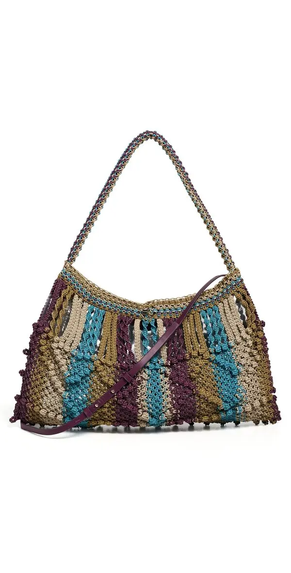 ALEMAIS Leather Maxi Crescent Tote