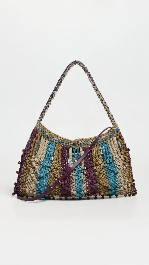 ALEMAIS Leather Maxi Crescent Tote