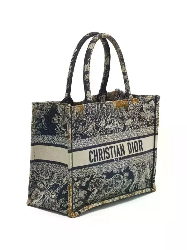Dior Medium Book Tote Bag - Blue