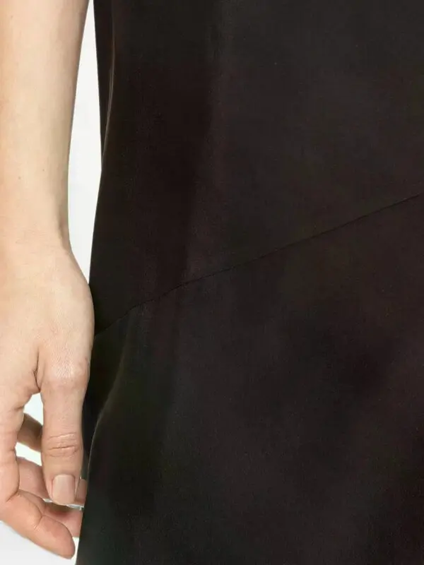 NISSA Viscose And Silk Midi Dress