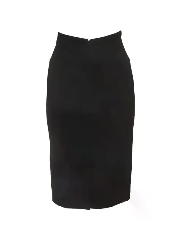 Givenchy Gabardine Pencil Midi Skirt