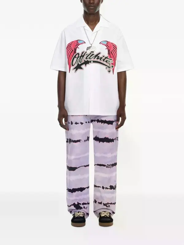 Off-White Double Eagle Bowling Shirt