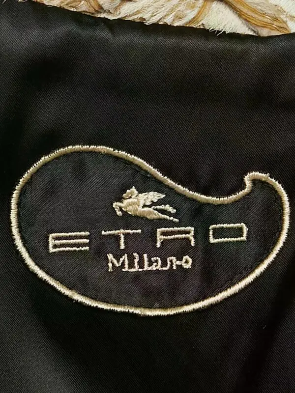 Etro Paisley Textured Blazer