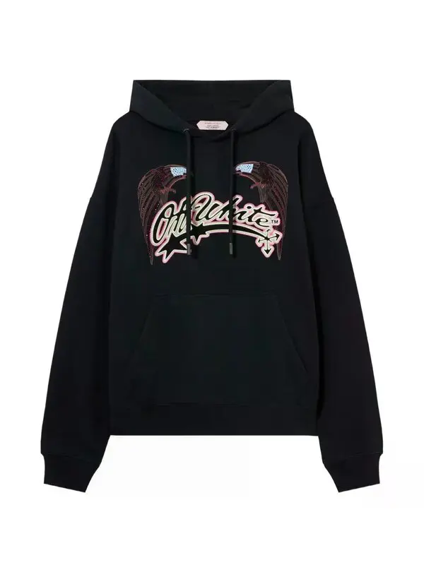 Off-White Swarovski Double Eagle Hoodie