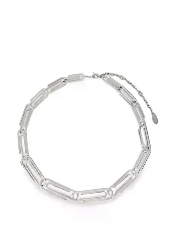 Off-White Paperclip-link Chain Necklace - Silver