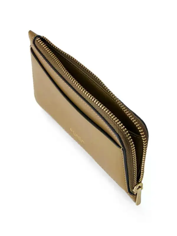 COACH Smooth Leather Zip-around Cardholder