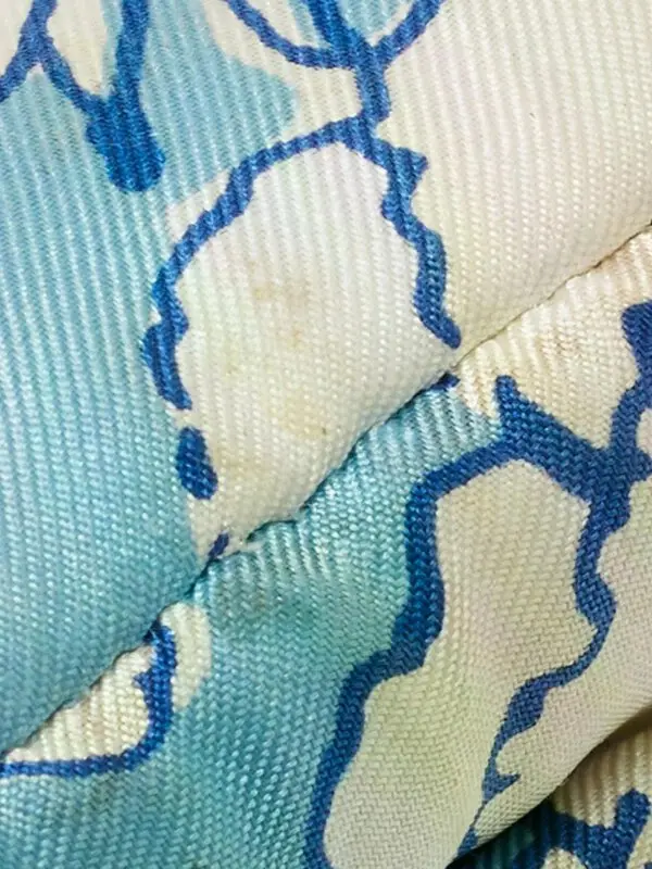 Prada Blue Floral Print Clutch Bag