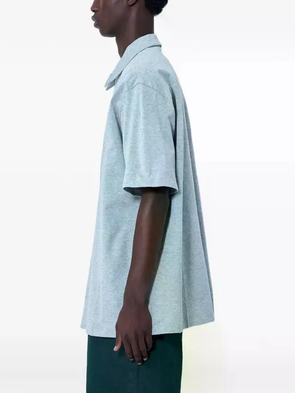 Miu Miu Half-zip Short-sleeve Polo Shirt