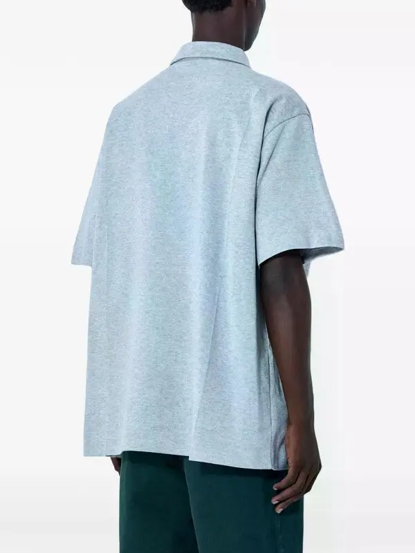 Miu Miu Half-zip Short-sleeve Polo Shirt