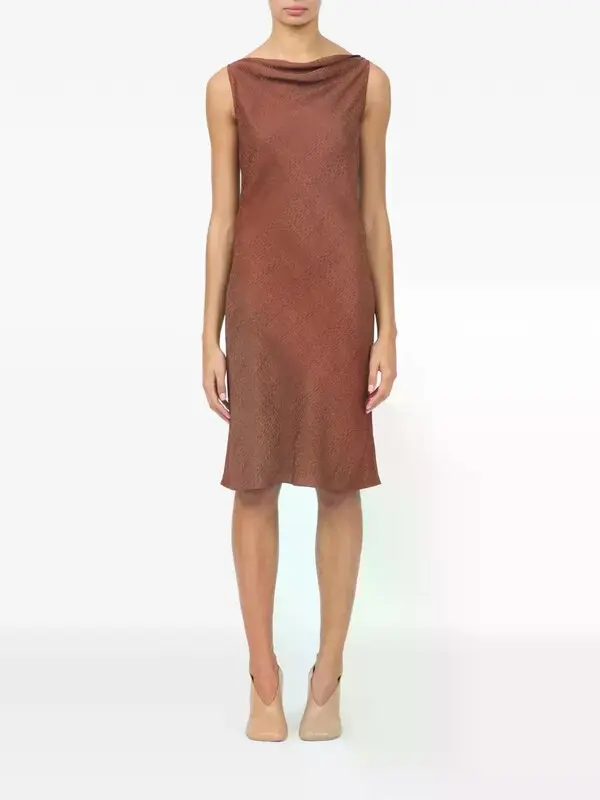 MAISON MARGIELA Jacquard Lettering Midi Dress