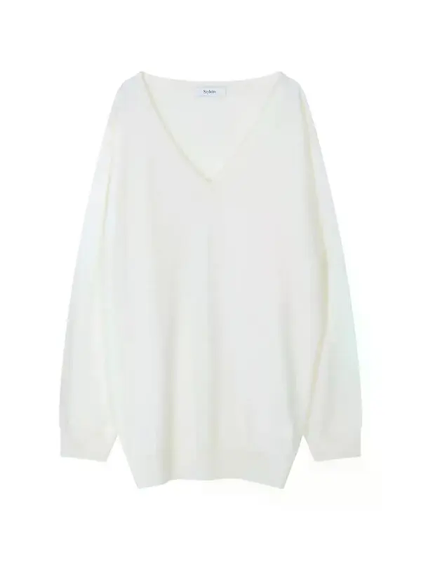 Stylein V-neck Drop-shoulder Sweater
