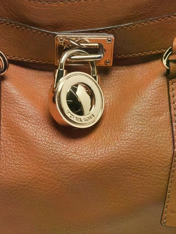 Michael Kors Hamilton Leather Tote Bag - Brown