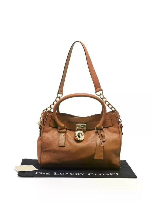 Michael Kors Hamilton Leather Tote Bag - Brown