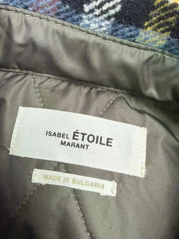ISABEL MARANT VINTAGE Ervey Checked Padded Jacket