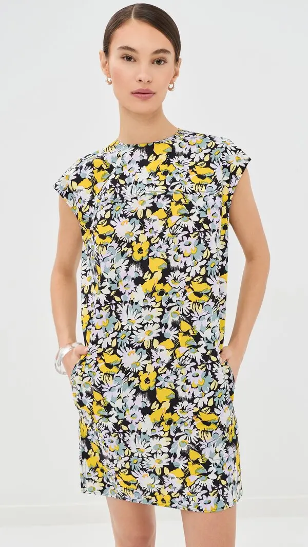 Marni Pop Flowers Mini Dress