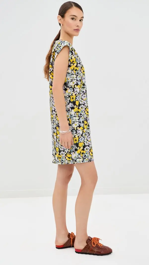 Marni Pop Flowers Mini Dress