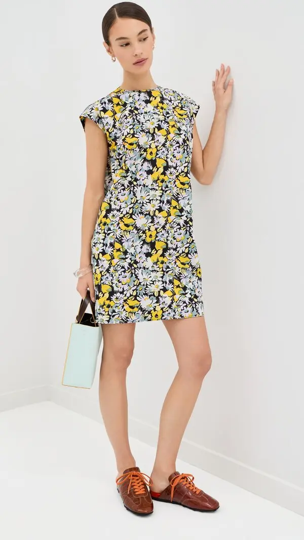 Marni Pop Flowers Mini Dress
