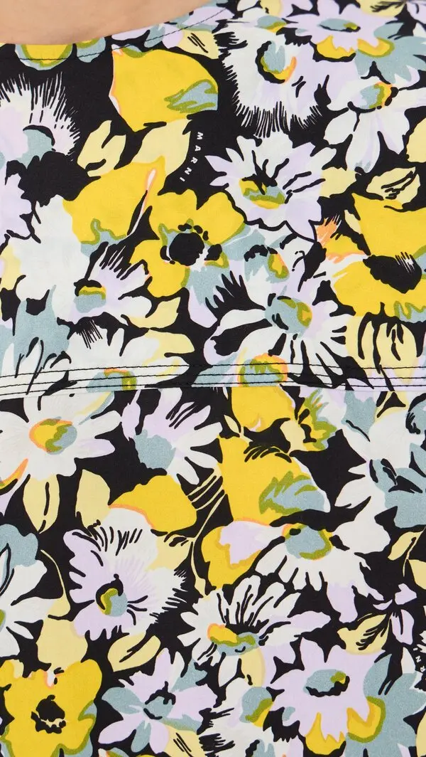 Marni Pop Flowers Mini Dress