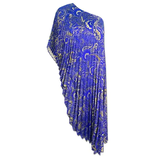 JULIA CLANCEY Lady Electric Paisley Kaftan - Blue