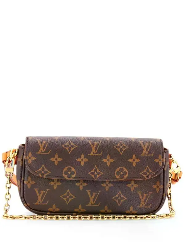 LOUIS VUITTON Monogram Canvas Ivy Wallet On Chain Shoulder Bag