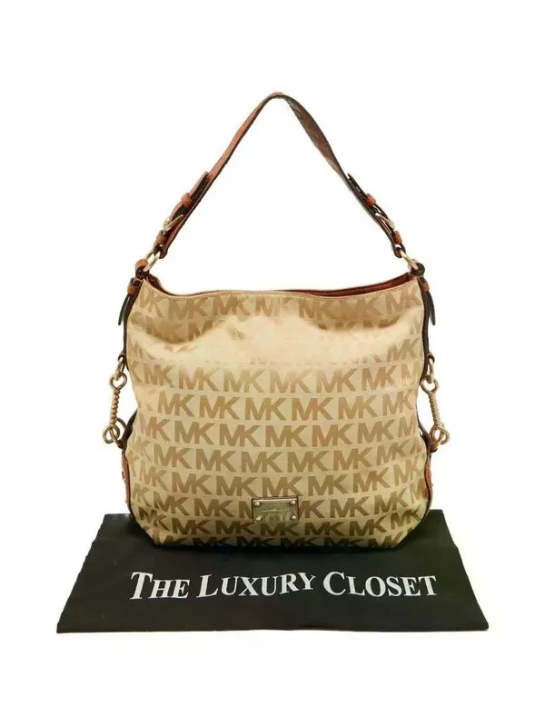 Michael Kors Monogram Pattern Shoulder Bag