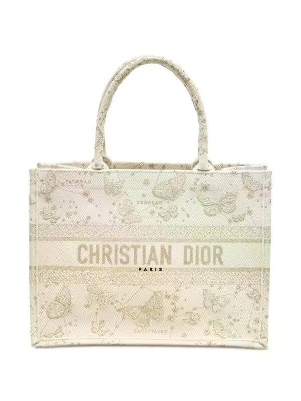 Dior 2023 Butterfly Book Tote Bag - Neutrals
