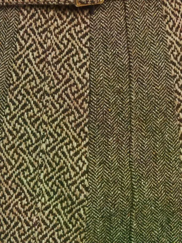Etro Striped Tweed Mini Skirt