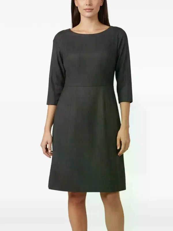 Kenzo Plaid Sheath Midi Dress