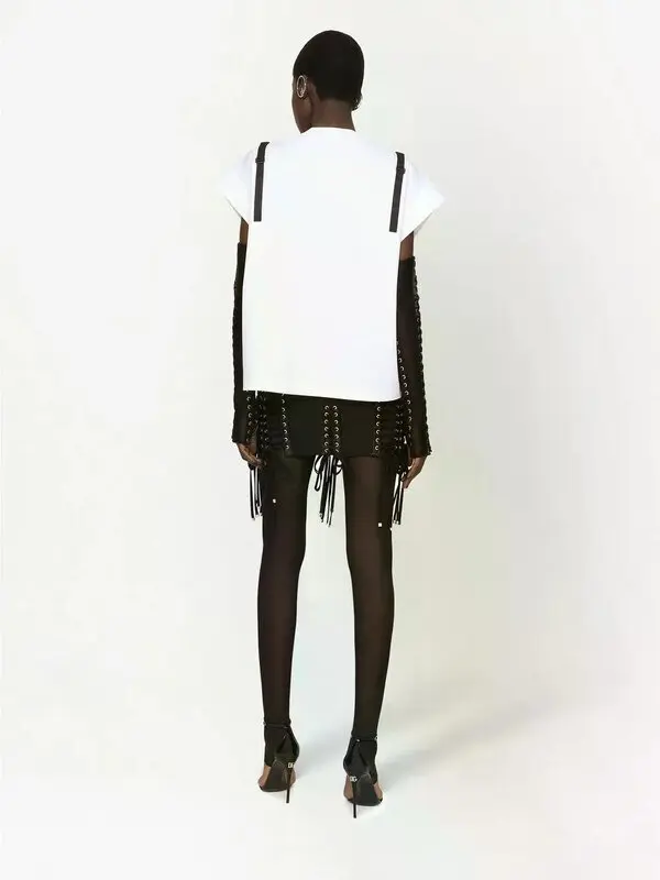 Dolce & Gabbana Eyelet Embellished Miniskirt