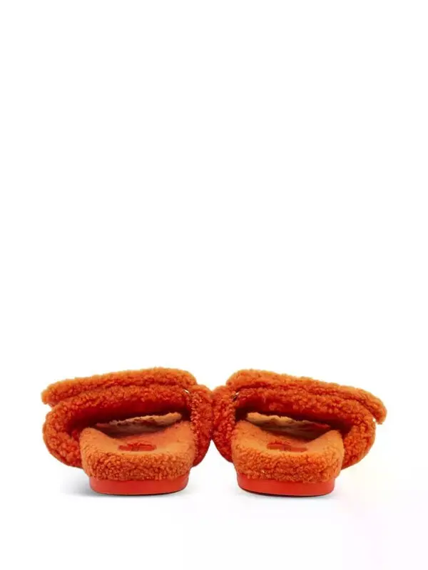 Hermès Chypre Shearling Sandals