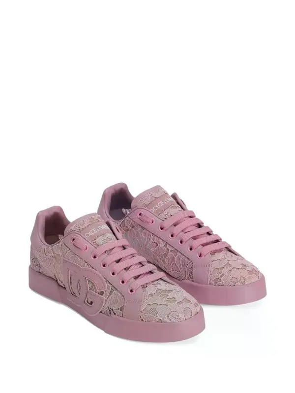 Dolce & Gabbana Portofino Sneakers - Pink