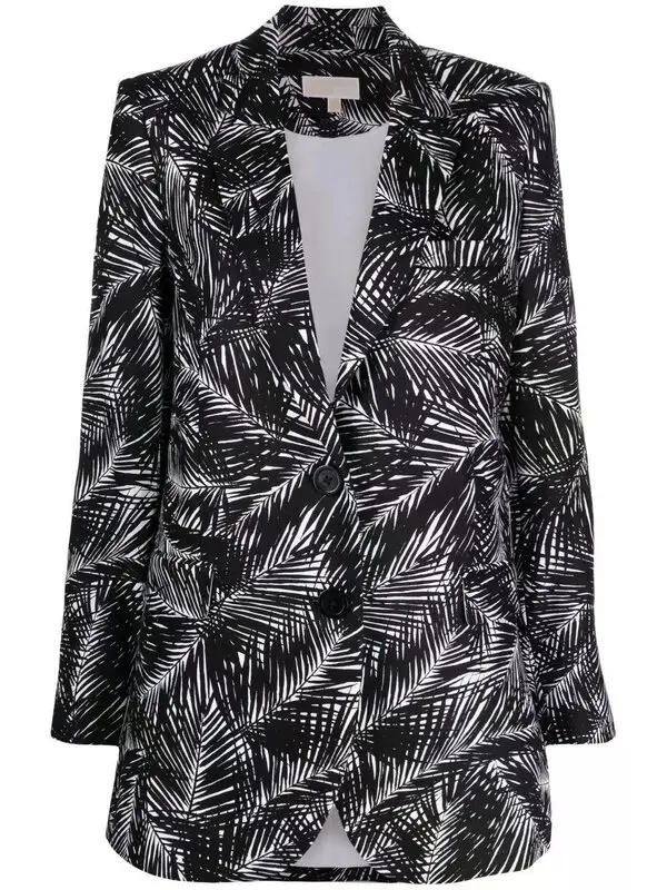 Michael Kors Palm Print Blazer