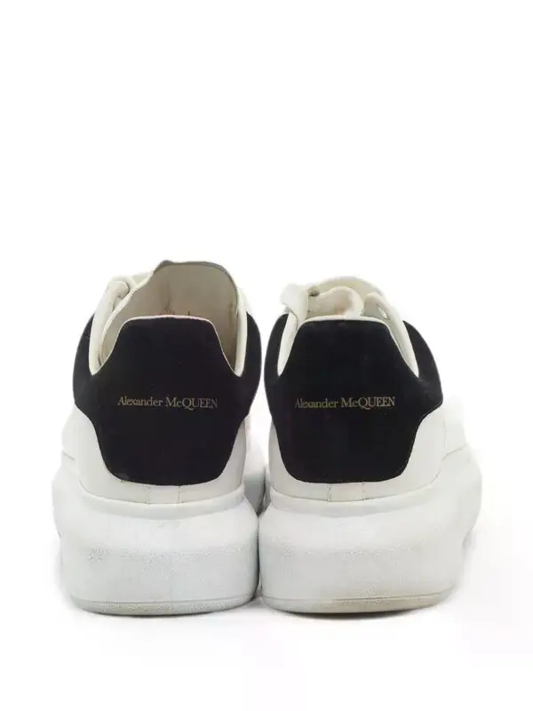 Alexander McQueen Oversized Leather Sneakers - White