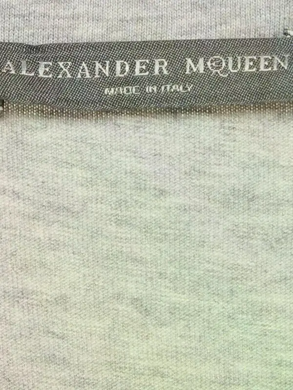 Alexander McQueen Graphic Print T-shirt - Grey