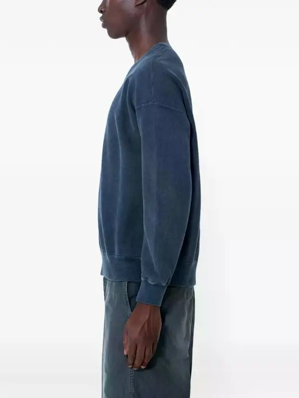 Visvim Ribbed-trim Cotton V-neck Sweater