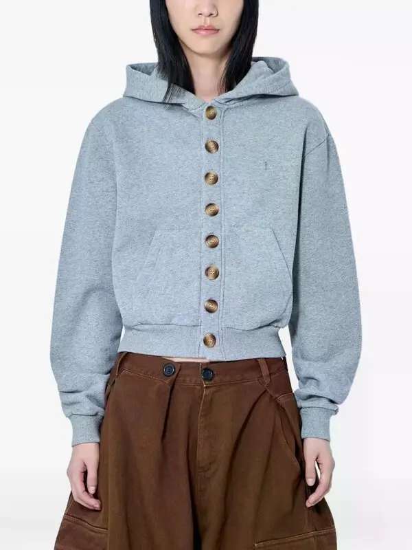 ABRA Button-front Hoodie