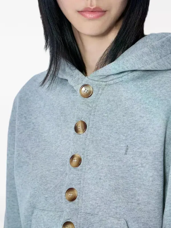 ABRA Button-front Hoodie
