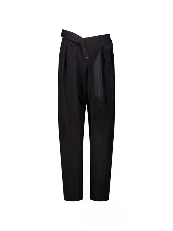 Ottolinger Asymmetric Waist Zip-up Trousers