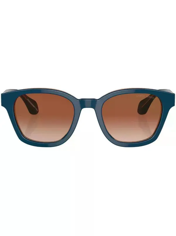 Giorgio Armani Oversize Frame Sunglasses - Blue