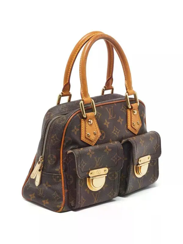 LOUIS VUITTON Manhattan Pm Tote Bag - Brown