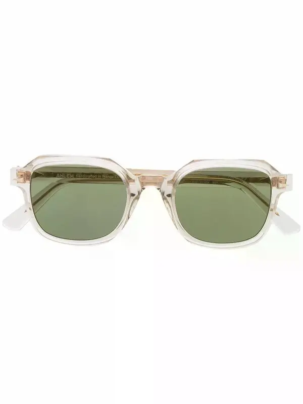 AHLEM Rue Saint Dominique Hexagonal-frame Sunglasses - Neutrals