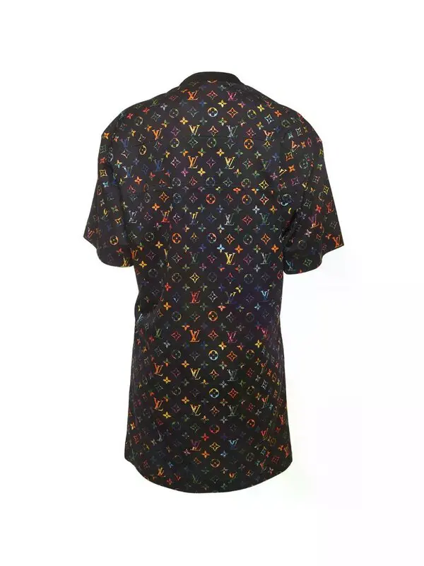 LOUIS VUITTON Monogram Short-sleeved Midi Dress