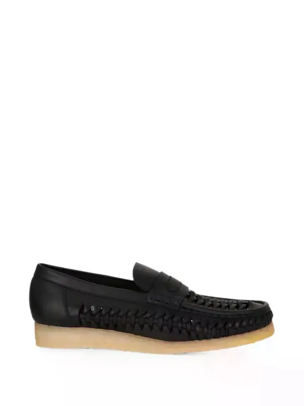 Todd Snyder X Clarks Woven Leather Loafers