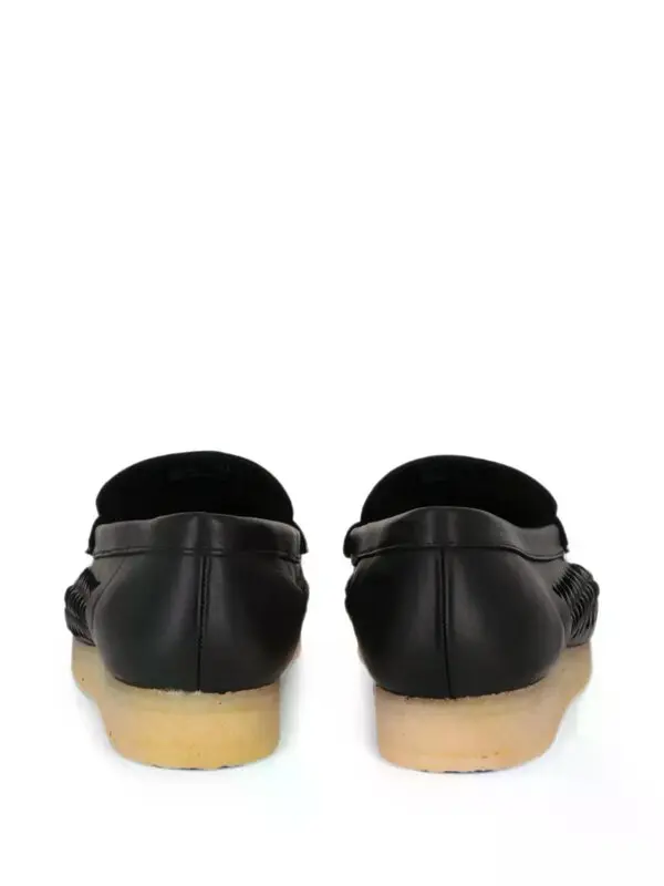 Todd Snyder X Clarks Woven Leather Loafers