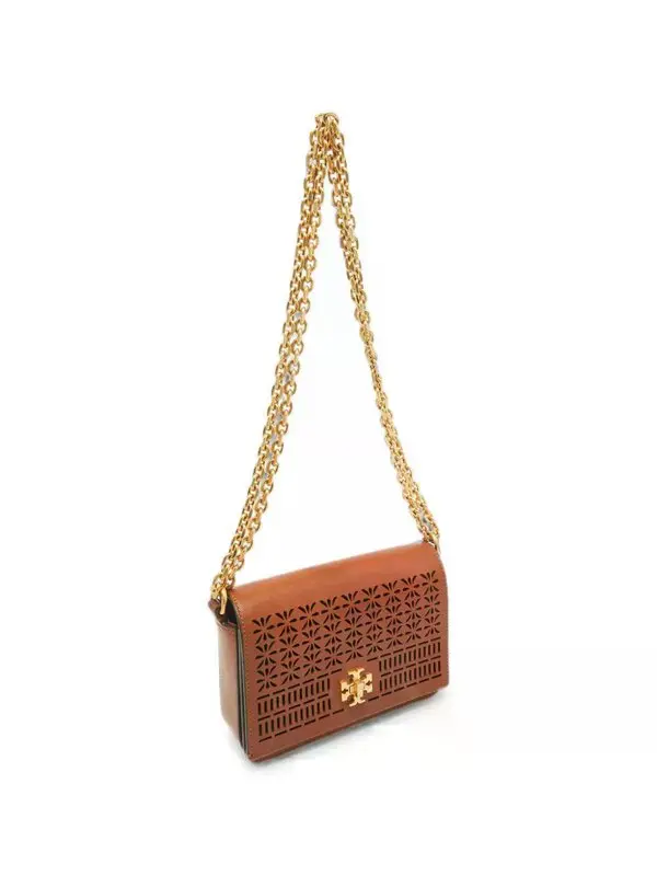 Tory Burch Kira Cut-out Detail Shoulder Bag - Brown