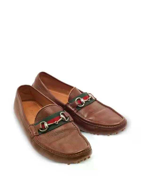 Gucci Horsebit Loafers - Brown