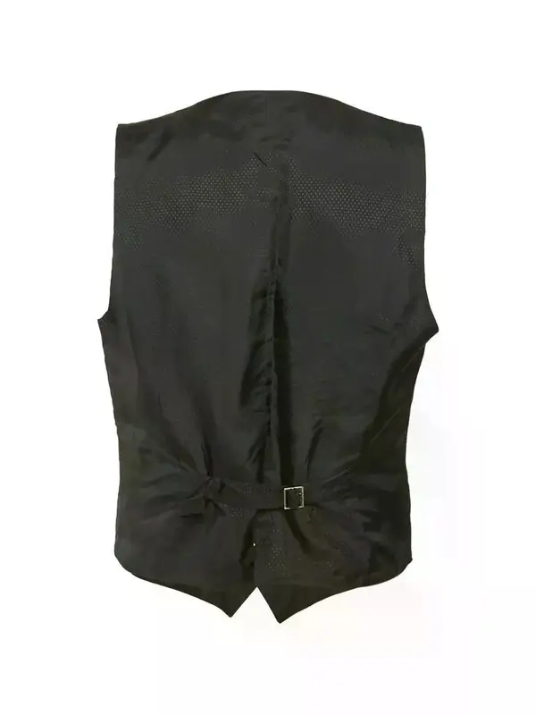 Dolce & Gabbana Woven Texture V-neck Vest