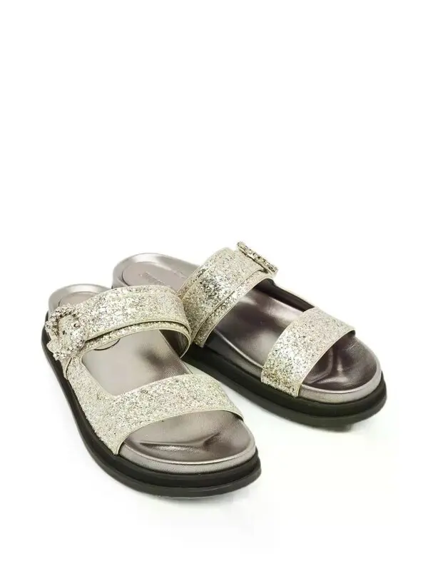 JIMMY CHOO Marga Crystal-embellished Sandals