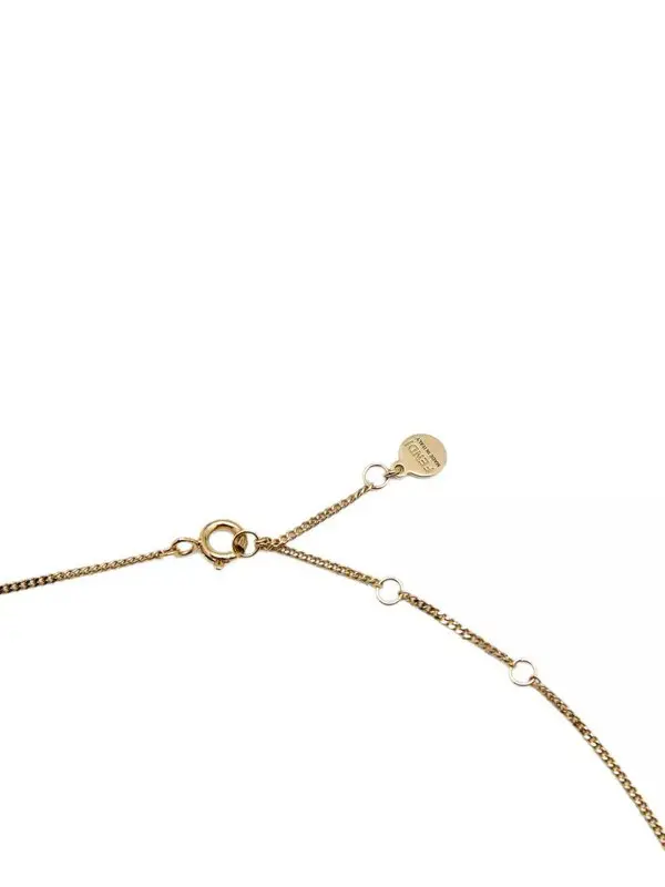 Fendi Karligraphy Pendant Necklace