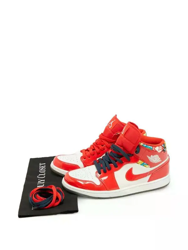 JORDAN Air 1 Barcelona Sweater High-top Sneakers